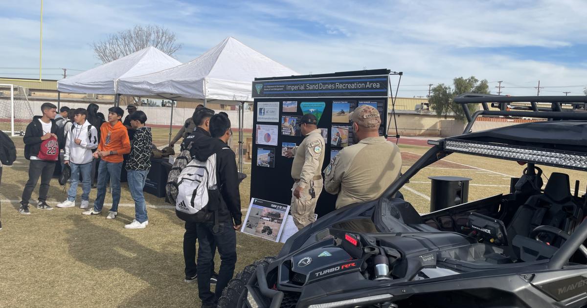 El Centro Staff Makes Impact at Calexico High School Resource Fair with BLM Booth | Bureau of ...